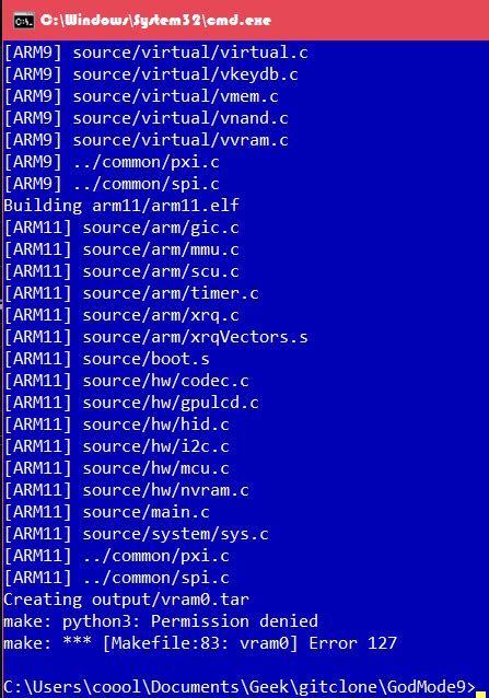 Compilation Error Issue D K GodMode GitHub