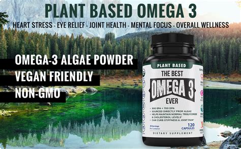 The Very Best Vegan Omega 3 Supplement 120 Capsules