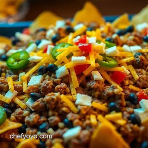 Easy Nachos Recipe Ultimate Loaded Nachos For Game Chef Yoyo