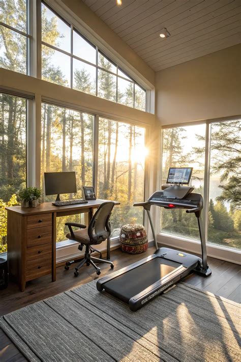 How To Design A Productive And Energizing Home Office Gym Light And Layer