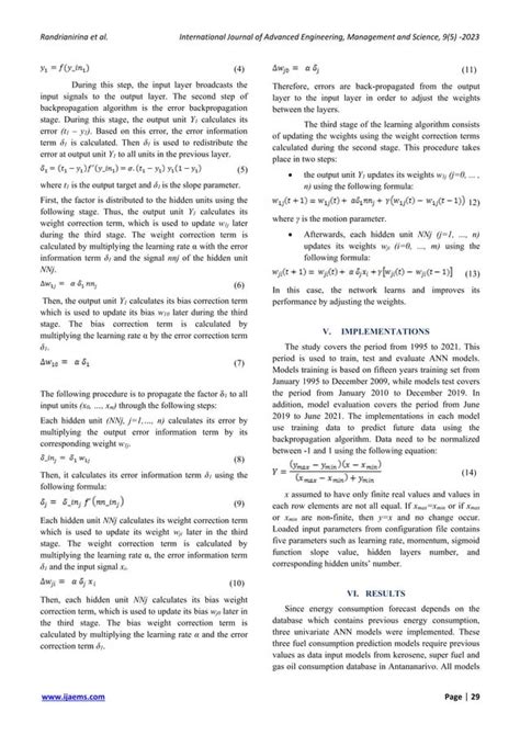 Artificial Neuron Network Based Prediction Of Fuel Consumption In Antananarivo Pdf