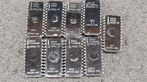Intel D2616 I2616 Eprom Mos Prom Steven Rhine Rhine Labs Blog News