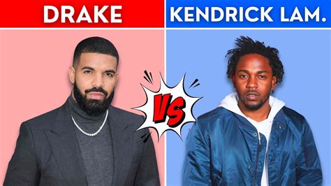 Drake Vs Kendrick Lamar🎤 Singer Comparison 2024 Youtube