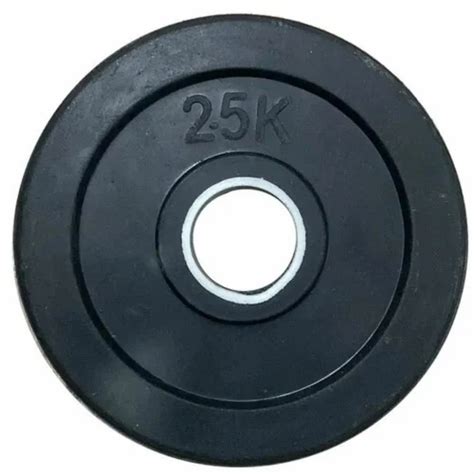 Black Rubber Gym Plate Weight 25 Kg At ₹ 9kg In Jalandhar Id