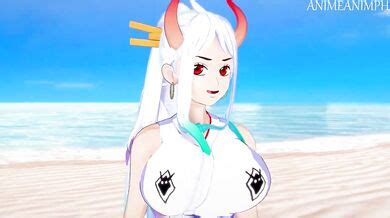 Watch One Piece Luffy Fucks Yamato On The Beach Hentai Porn Video