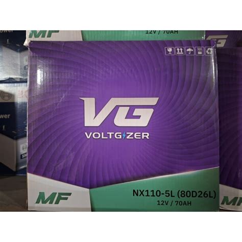 Jual Aki Kering Vg Volt Gizer Nx110 5l 12v 70ah Untuk Inova Diesel
