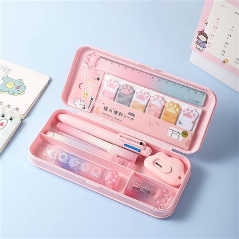 My Cute Essentials Pencil Box Set Of 9 Items Kawaii Pen Shop