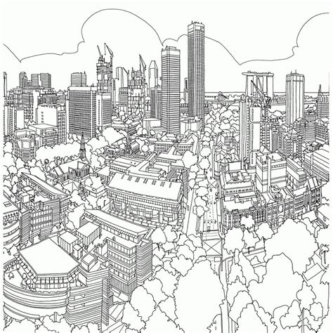 Kleurplaat Voor Volwassenen Rotterdam Kleurplaten Kleurplaten Voor