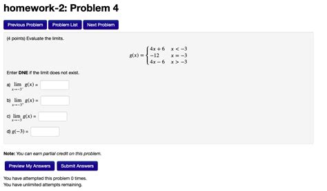 Solved Homework 2 Problem 4 Previous Problem Problem List