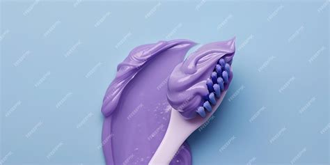 Violet Toothpaste A Playful Twist Concept Dental Hygiene Playful Design Unique Flavor Violet