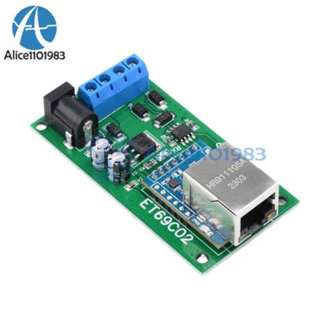 Rs485 To Ethernet Tcp Ip Converter Mqtt Modbus Rtu Module With Rails Ebay