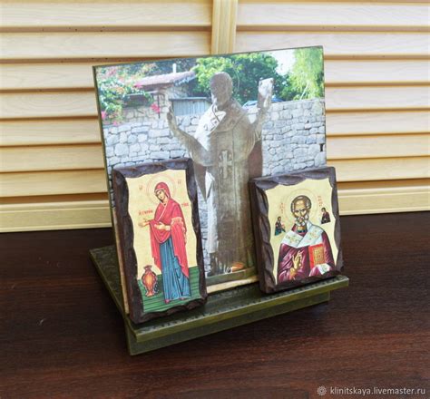 Подставка под иконы святой Николай Угодник – заказать на Ярмарке ...
