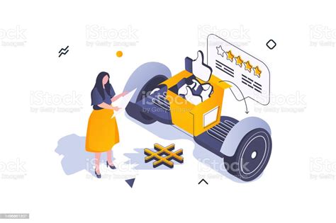 3d 아이소메트릭 디자인의 소셜 미디어 개념 게시물과 콘텐츠를 만들고 많은 좋아요를 모으고 온라인 블로그를 홍보하는 여성 웹 그래픽을 위한 아이소메트릭 인물 장면이 있는