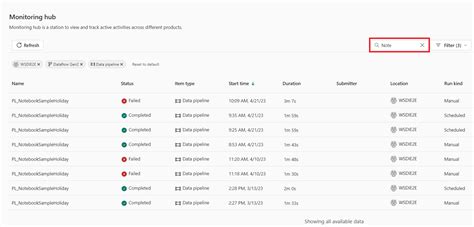 How To Monitor Pipeline Runs In Monitoring Hub Microsoft Fabric Microsoft Learn