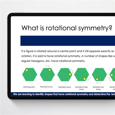 Symmetry And Rotational Symmetry Slides Ted And Talented Teacher