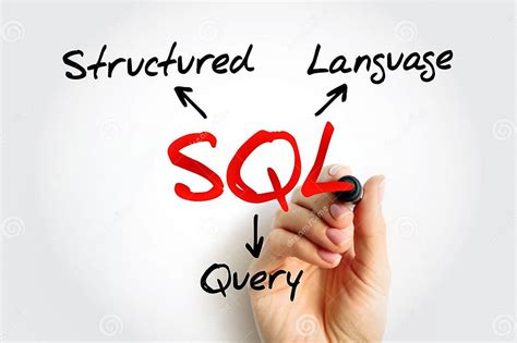 Sql Structured Query Language Standardized Language For Defining And