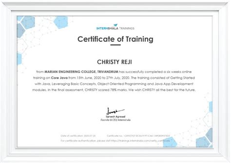 Christy Reji On Linkedin Internshalatrainings Skilldevelopment
