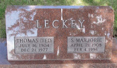Thomas Treavor “ted” Leckey 1904 1977 Find A Grave Memorial