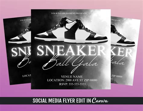 Modèle De Flyer De Basket Ball Sneaker Ball Png