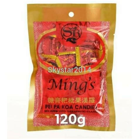 Mings Pei Pa Koa Candy Buy 2 120g Take 1 20g Shopee Philippines