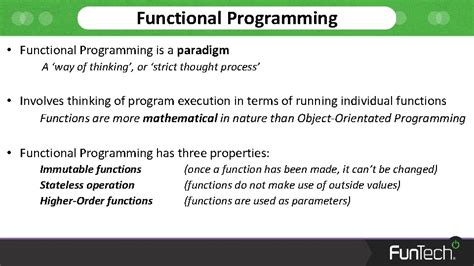 Fundamentals Of Functional Programming Computer Science Functional