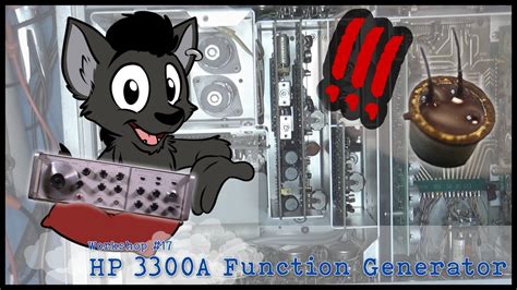 Hp3300a Function Generator Restoration Youtube
