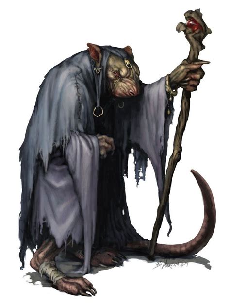 Rat Humanoid Dnd Dnd Rat King Pathfinder Ratfolk Dnd Art