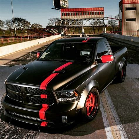 Black And Red Bmw Truck