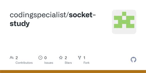 GitHub Codingspecialist Socket Study