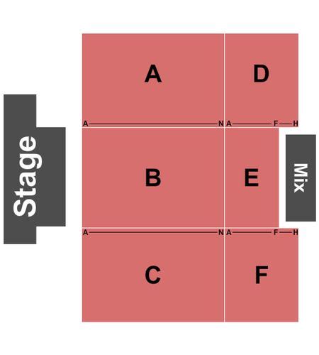 Regency Ballroom Seating Map