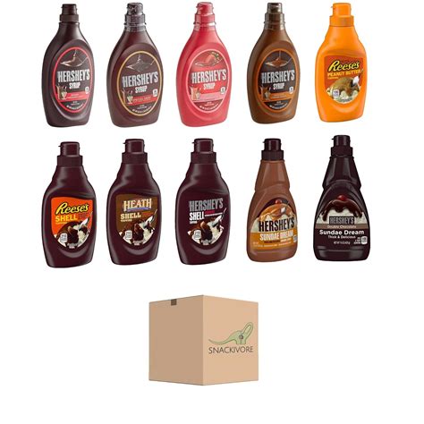 Jarabes Y Aderezos Para Helados Variety 10 Pack Chile Ubuy