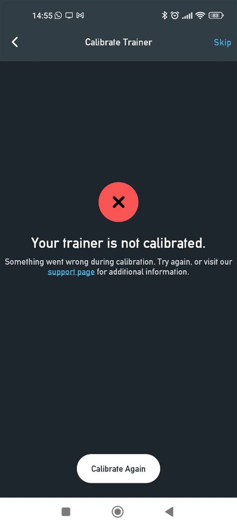 Tacx Flow Smart Something Went Wrong During Calibration Tacx Flow Indoor Training Garmin