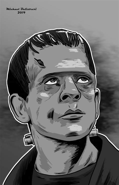 Boris Karloff Frankenstein By Blacksnowcomics On Deviantart