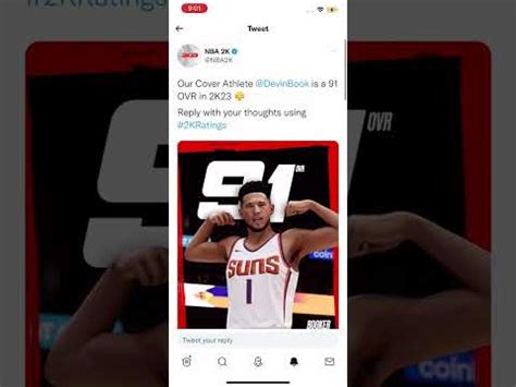 NBA 2K23| Devin Booker Rating Revealed 91 Overall - YouTube