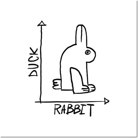 Duck Rabbit Optical Illusion Duck Rabbit Optical Illusion Posters