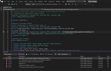 Build 34 Succeeded 1 Failed · Issue 230 · Cgalcgal Swig Bindings