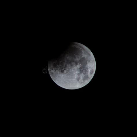 Third Phase Of A Moon Eclipse Stock Image Image Of Astrophysical