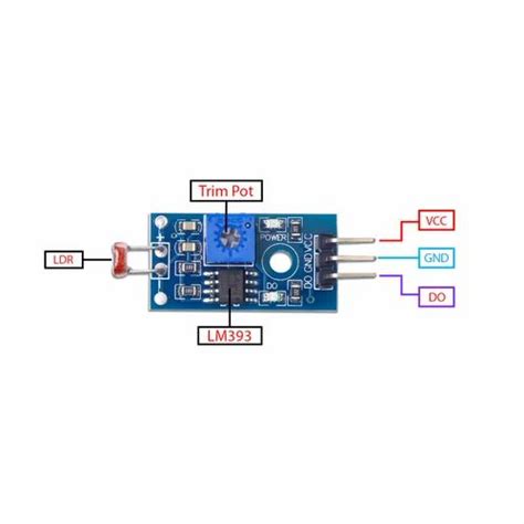Lm393 Photosensitive Light Dependent Resistor Ldr Sensor Module At Best