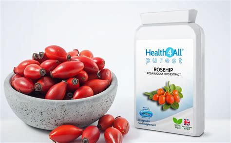 Health4all Rosehip 10 000mg Per Capsule 60 Capsules 2 Months Supply