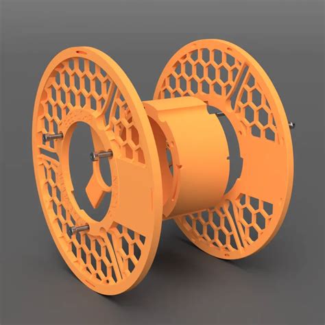 Alphaspool Solid 3d Printed Filament Spool By P I N G U I N
