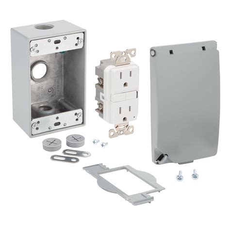 Reviews For Commercial Electric 1 Gang Metal Weatherproof Electrical