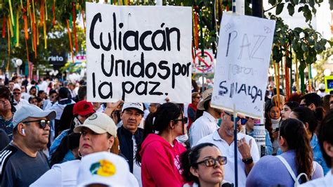 Se Manifiestan En Sinaloa A Seis Meses Del Recrudecimiento De La