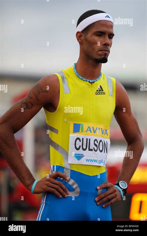 Javier Culson Mens 400m Hurdles Race At Aviva London Grand Prix
