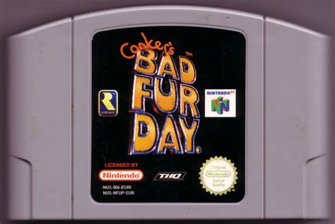 Conkers Bad Fur Day Cover Or Packaging Material Mobygames