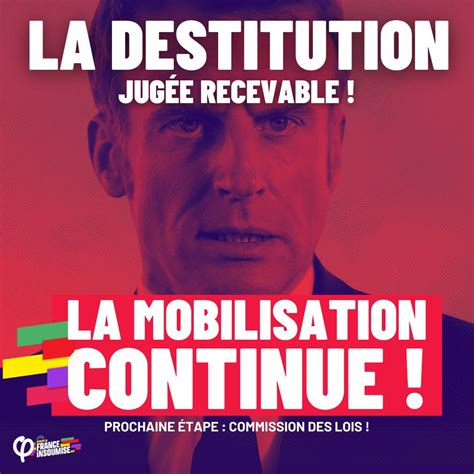 La Procédure De Destitution De Macron Déclarée Recevable Par Le Bureau