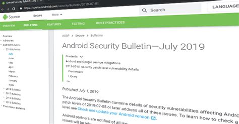 Android July Security Update Patches New Vulnerabilities