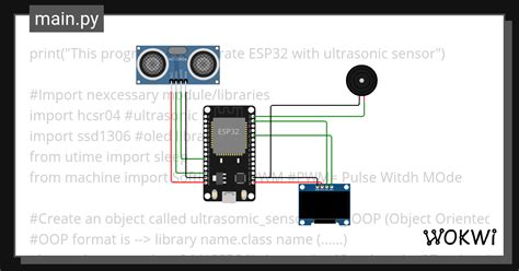 Ultrasonic Wokwi Esp32 Stm32 Arduino Simulator