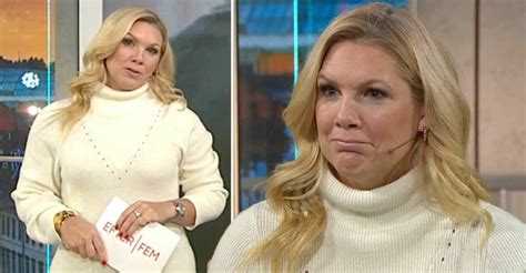 Anna Brolin I Tårar I Efter Fem Bryter Ihop Totalt Hänt