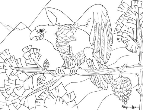 Golden Eagle Coloring Page