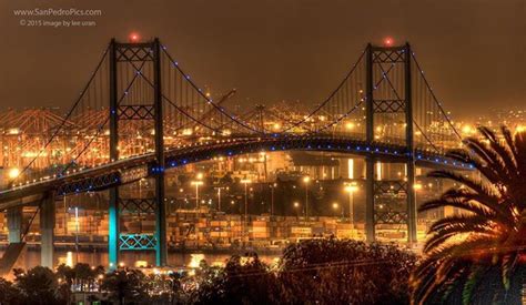 Vincent Thomas Bridge San Pedro Ca San Pedro City Wallpaper Los